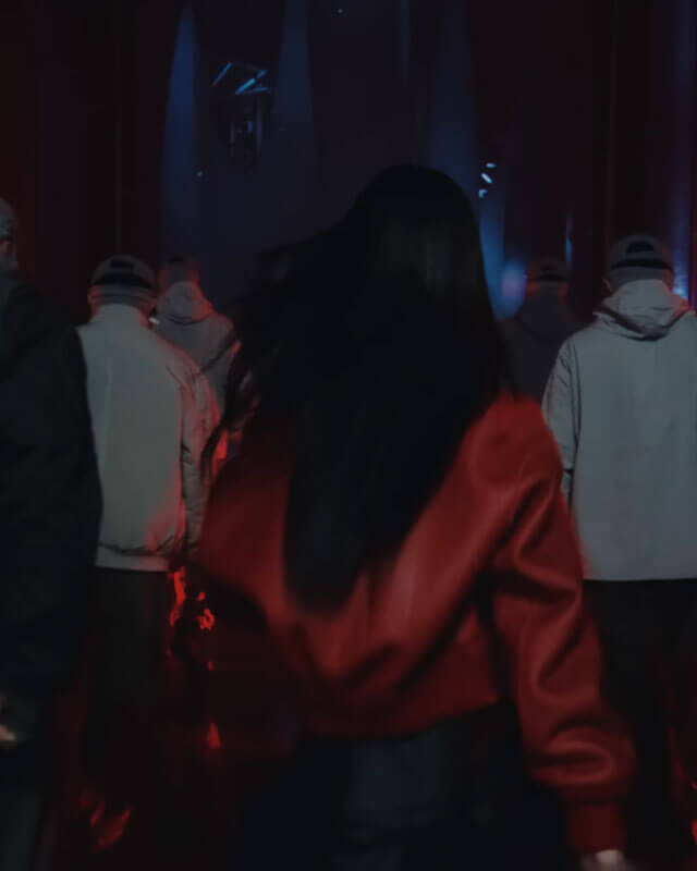 Blackpink Jennie Live Performance Red Leather Jacket – AlexGear