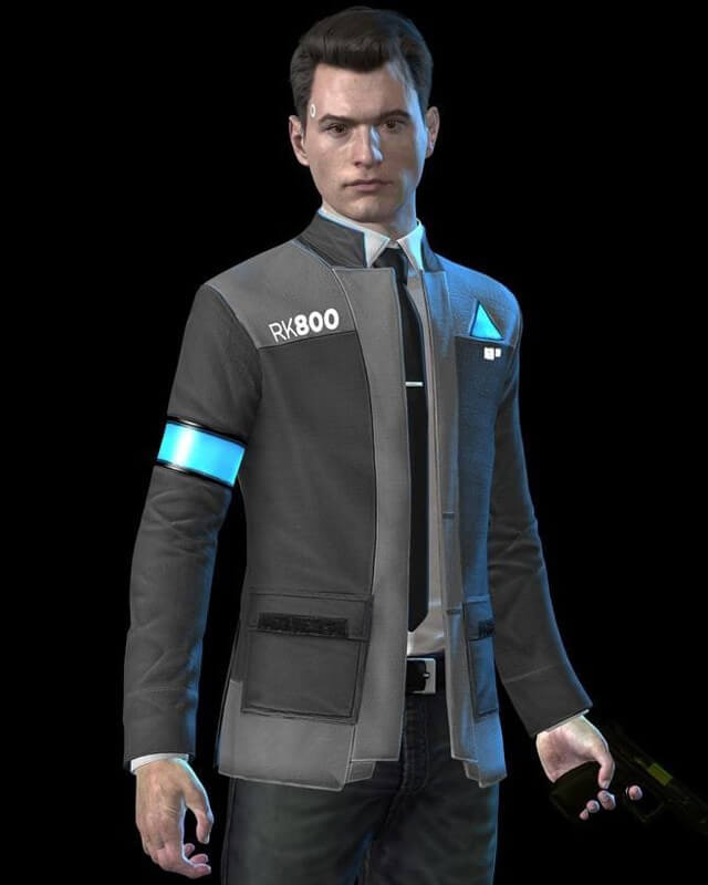 Detroit Become Human Cosplay Leather Jacket – AlexGear