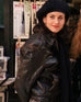 Friends S01 Monica Geller Brown Leather Jacket – AlexGear