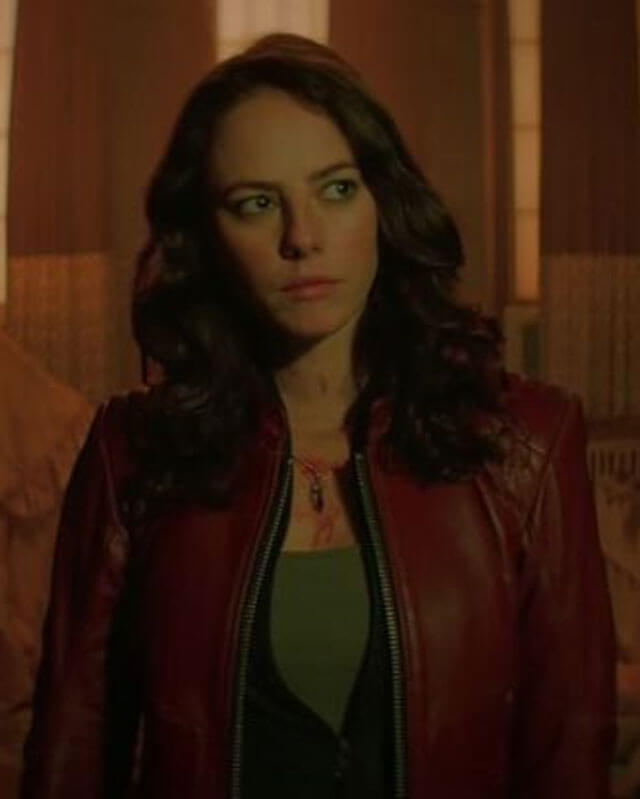 Kaya Scodelario Resident Evil Welcome to Raccoon City Leather Jacket ...