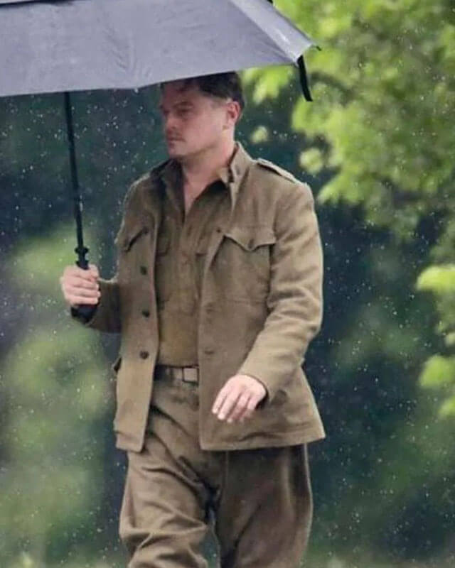 Killers of the Flower Moon Leonardo DiCaprio Brown Jacket – AlexGear