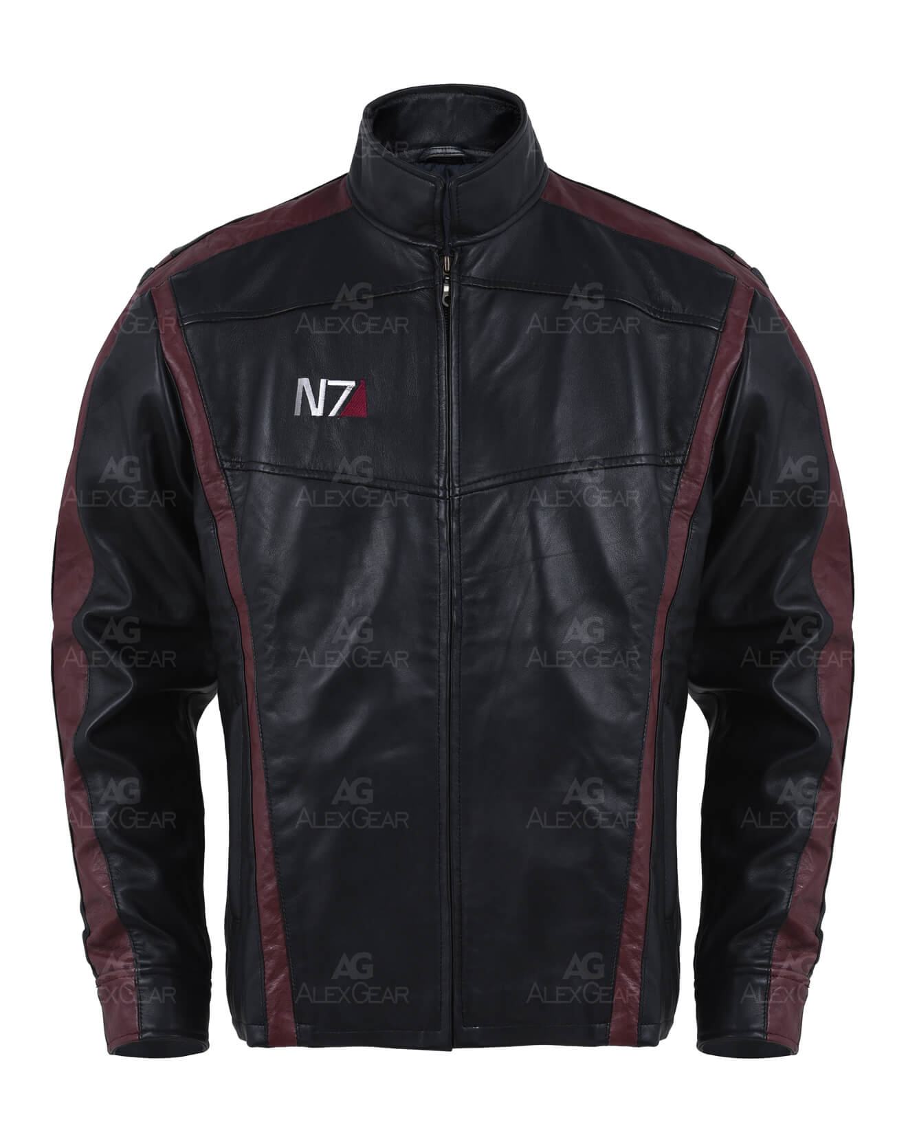 ME3 Commander Shepard N7 Leather Jacket – AlexGear
