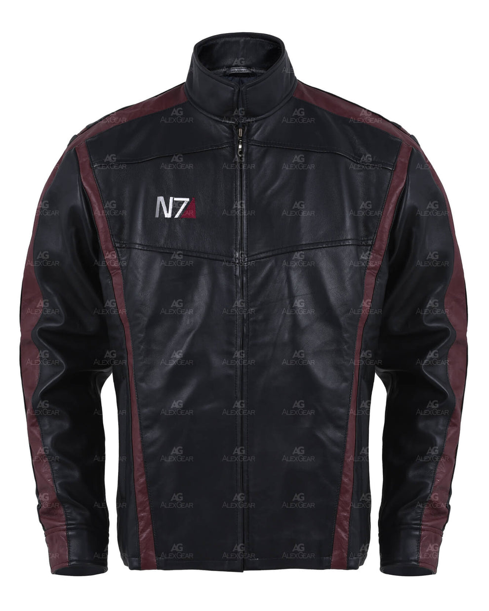 ME3 Commander Shepard N7 Leather Jacket – AlexGear
