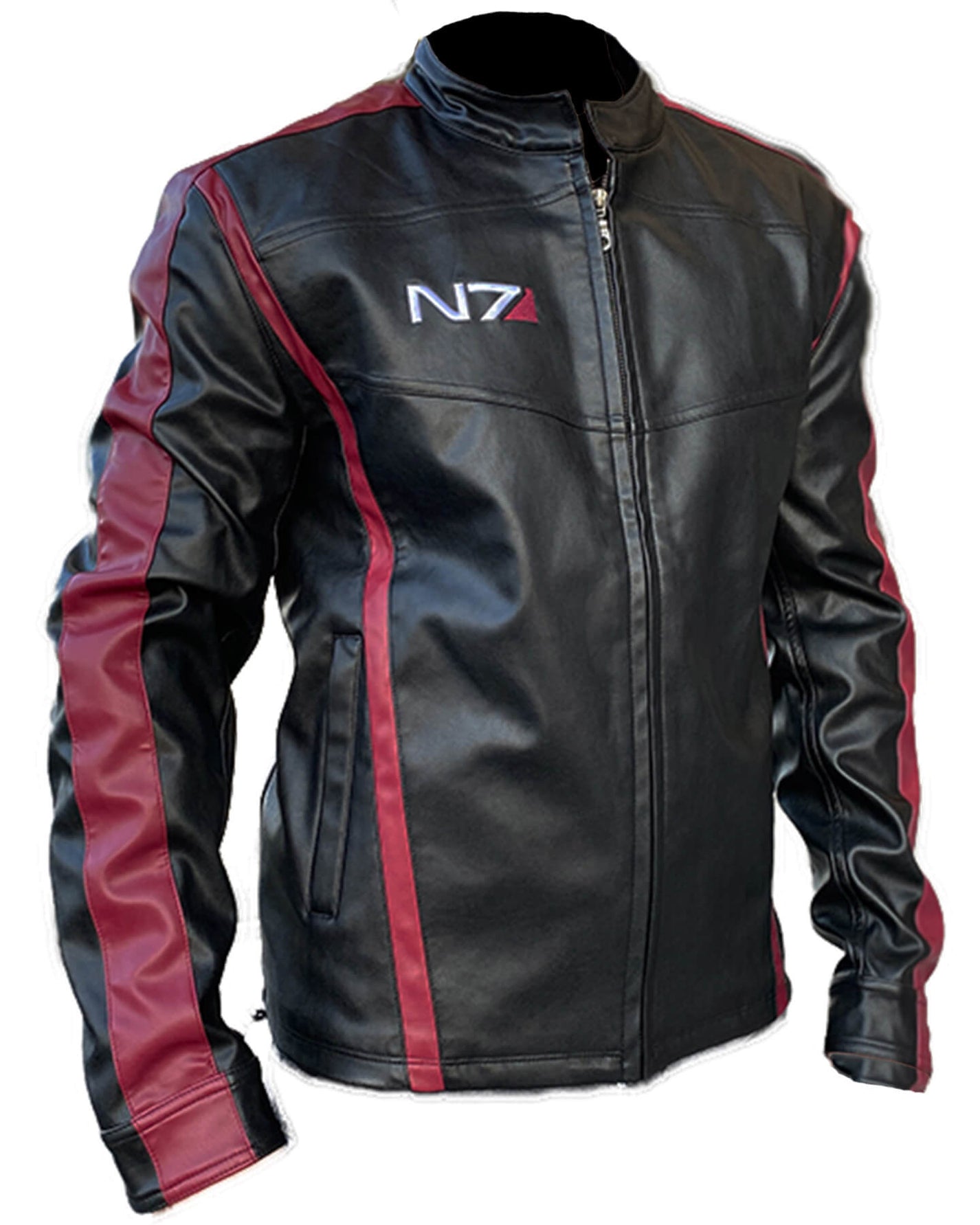 ME3 Commander Shepard N7 Leather Jacket – AlexGear