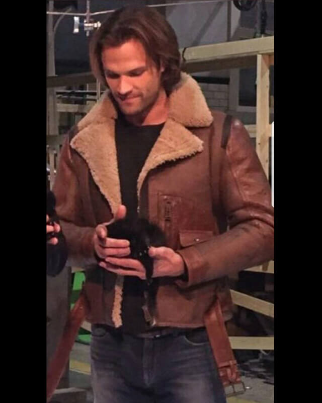 Supernatural Sam Winchester Shearling Jacket – AlexGear