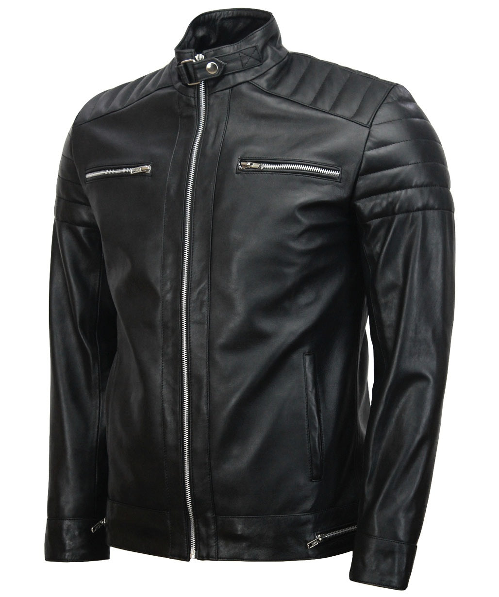 Andrew Tate Top G Black Leather Jacket - Alex Gear – AlexGear