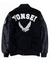 Yonsei University Black Varsity Jacket – AlexGear