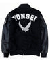 Yonsei University Black Varsity Jacket – AlexGear