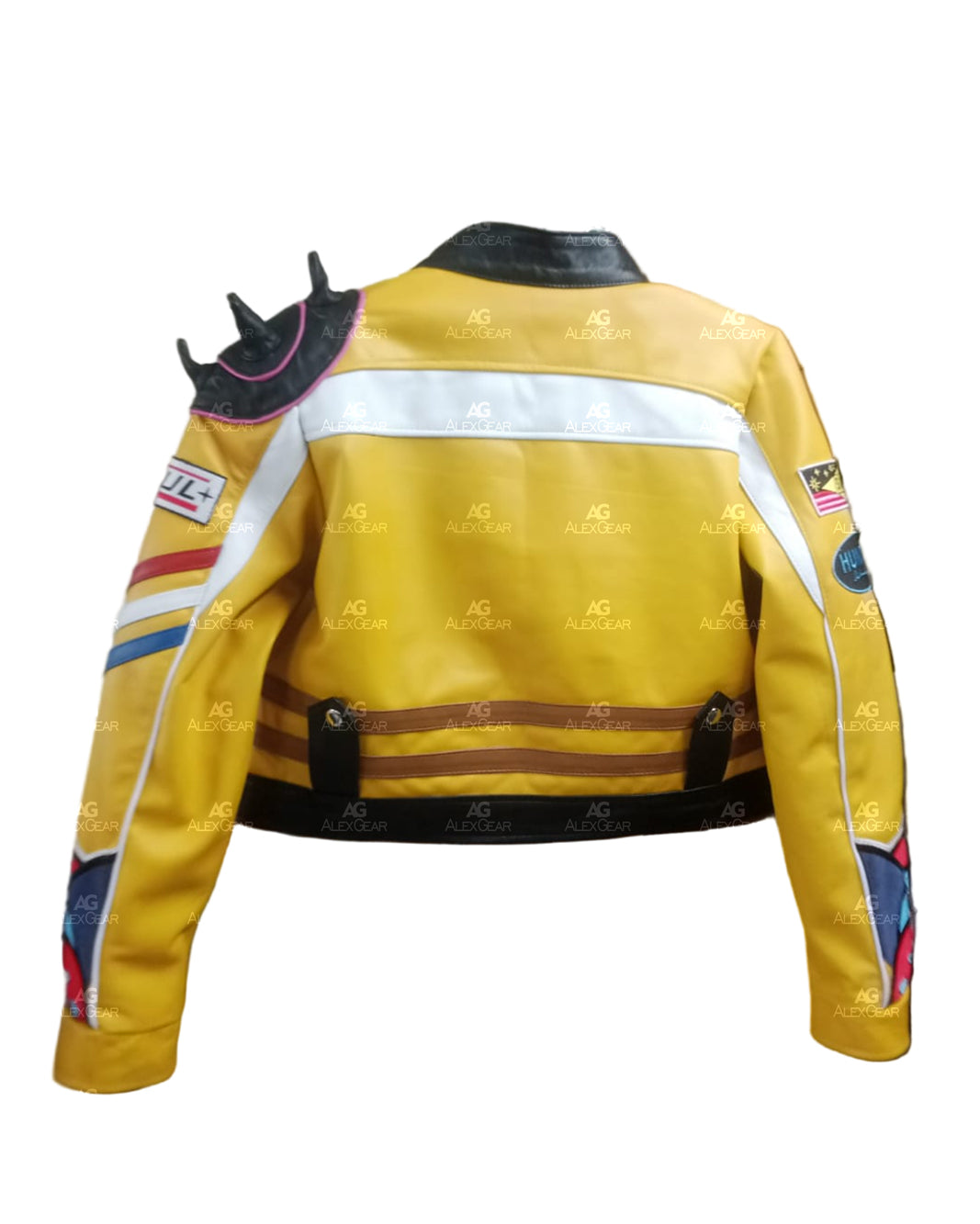 KPop Demon Hunters Rumi Yellow Leather Jacket – AlexGear