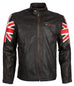 Union Jack British Flag Jacket in Distressed Leather – AlexGear